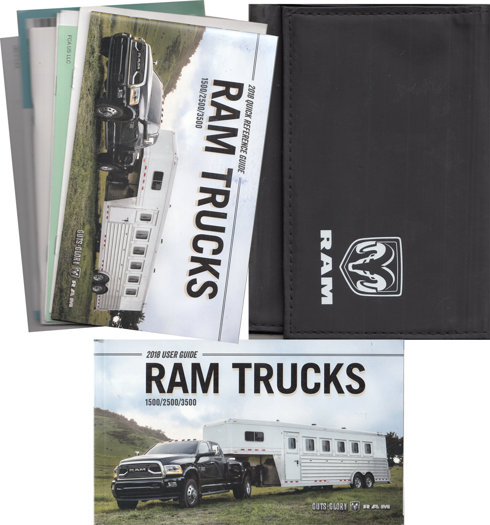 2018 Ram Pickup Truck User Guide Owner's Manual Package with Case ...